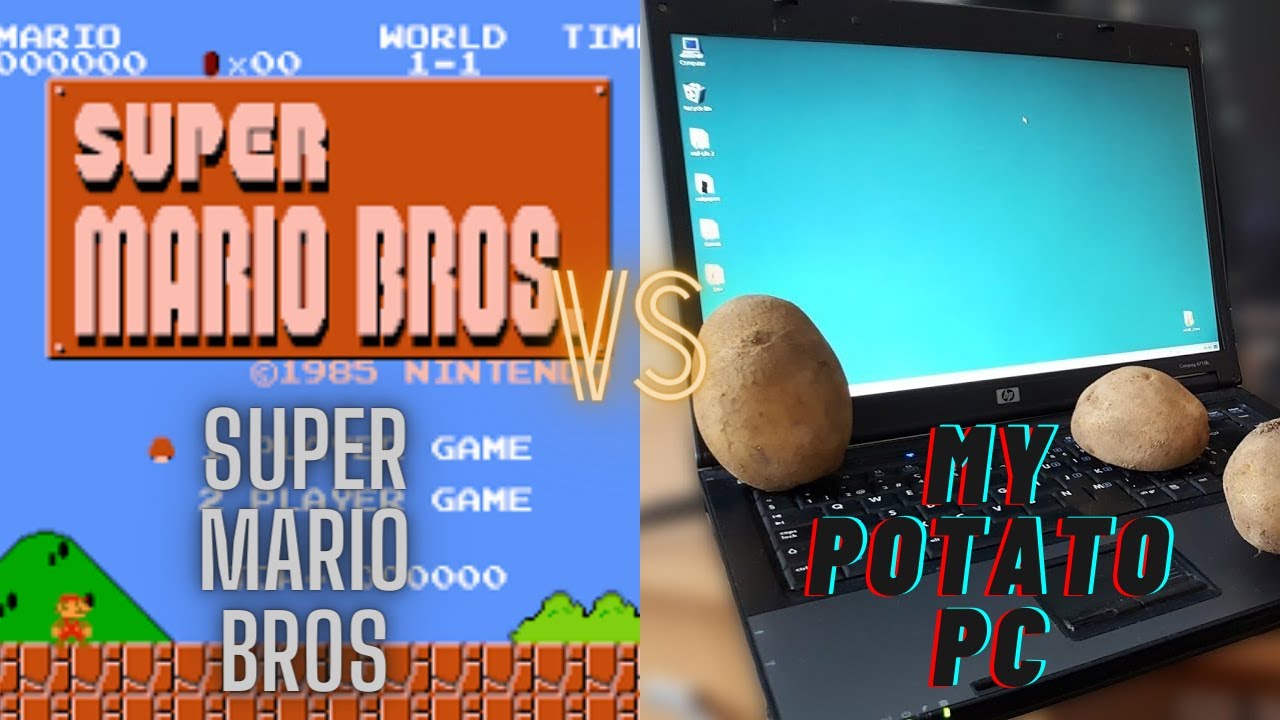 Super Mario Bros VS My Potato PC (45 min short stream) - YouTube