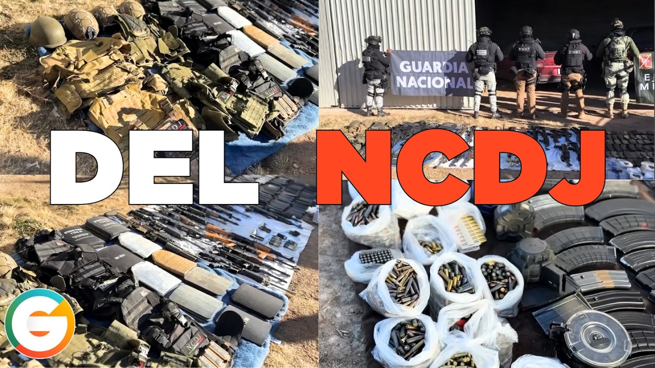 Del NCDJ arsenal asegurado en casa de seguridad #Chihuahua - YouTube