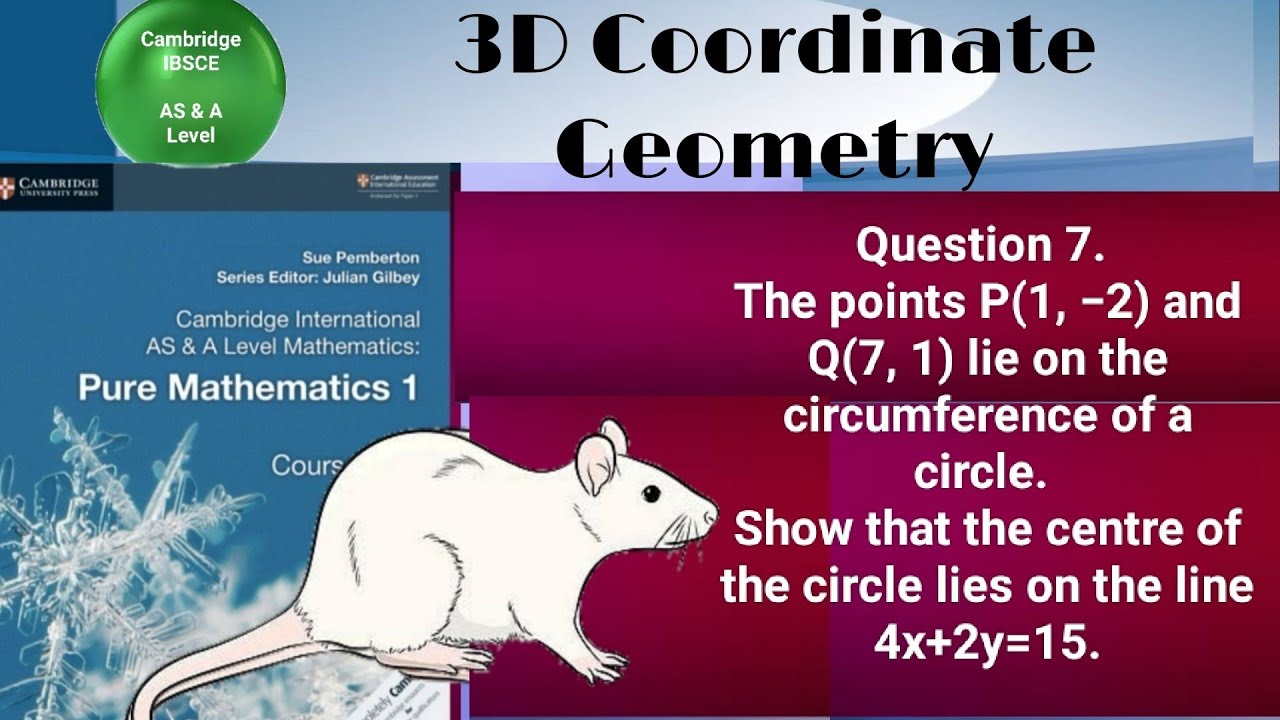 The Points P 1 2 And Q 7 1 Lie On The Circumference Of A Circle the-points-p-1-2-and-q-7-1-lie-on-the-circumference-of-a-circle