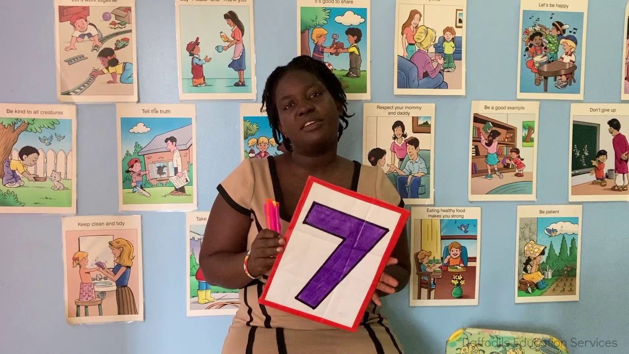 Introducing Number 7 - Nursery Numbers - YouTube