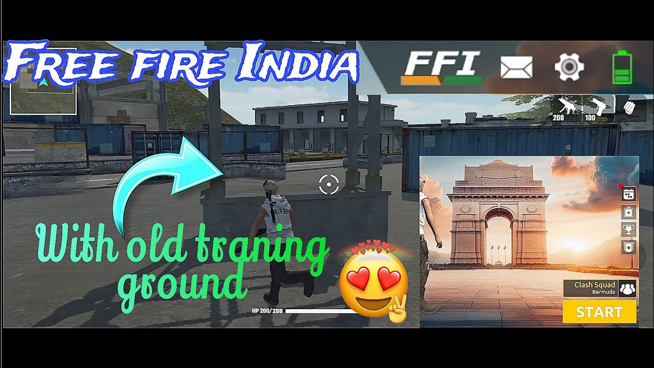 Playing free fire India | free fire India | Old traning ground | ff ffi ...