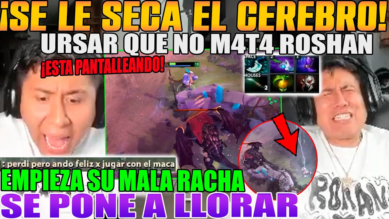 URSAR SIN ROSHAN TODO EL DOTA!! SE LE FUNDE EL CEREBRO A MACARIUS ...
