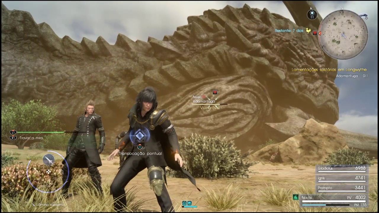 FINAL FANTASY XV - Boss: Adamantoise lv99 - YouTube