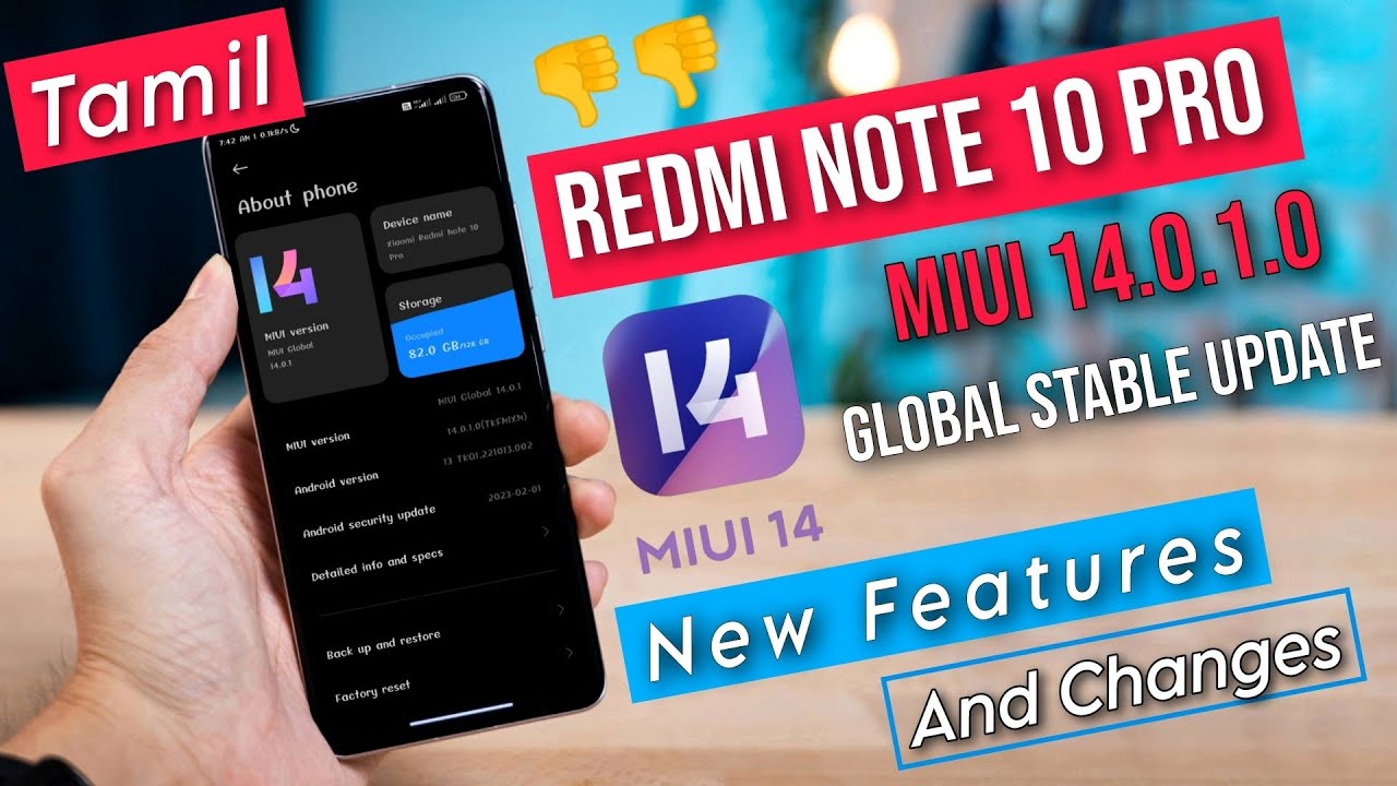 Redmi Note 10 Pro MIUI 14 Global Stable Update Features and Changes ...