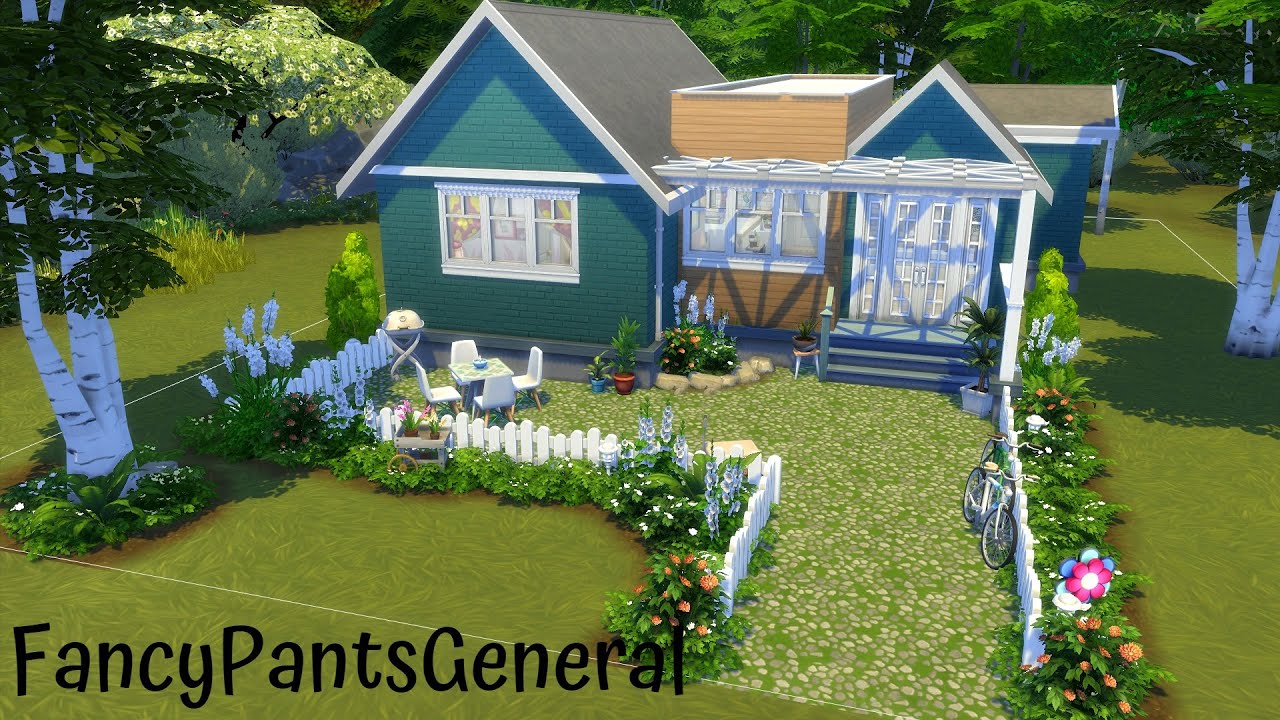 CUTE FAMILY HOME | Speed Build | The Sims 4 - YouTube