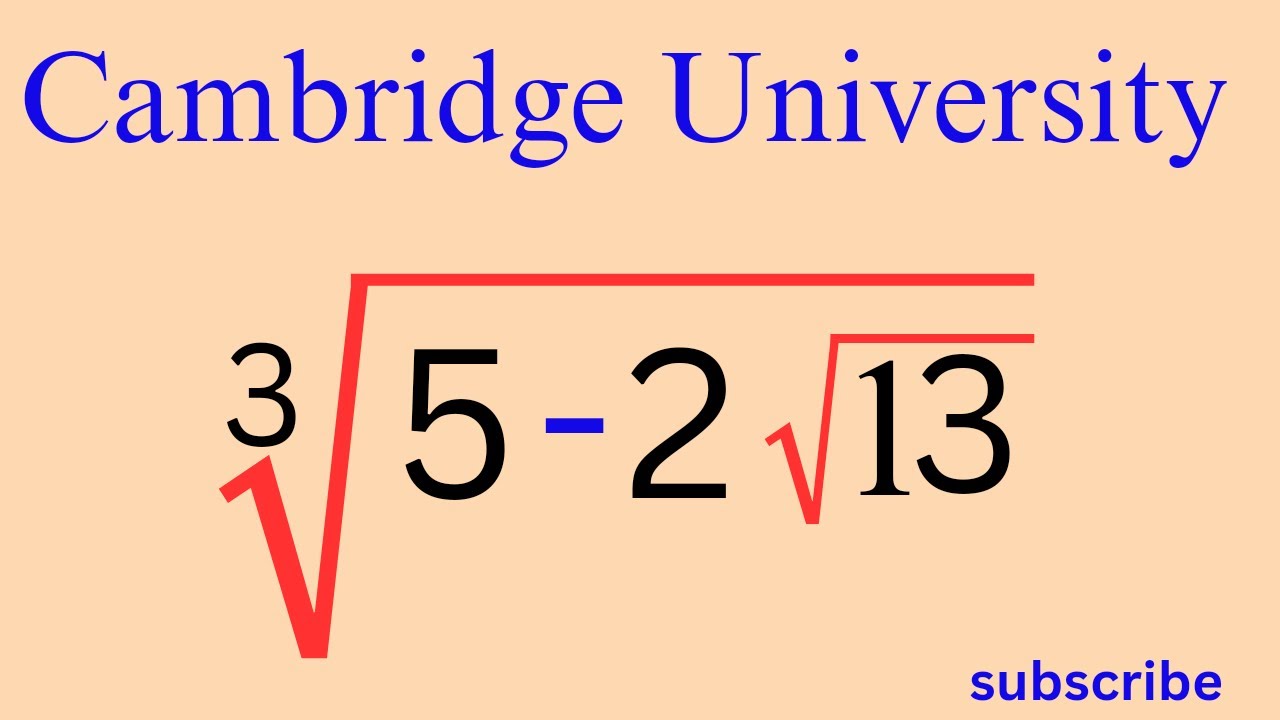 A Tricky Maths Olympiad Question for Competitive Exams | Math Olympiad ...