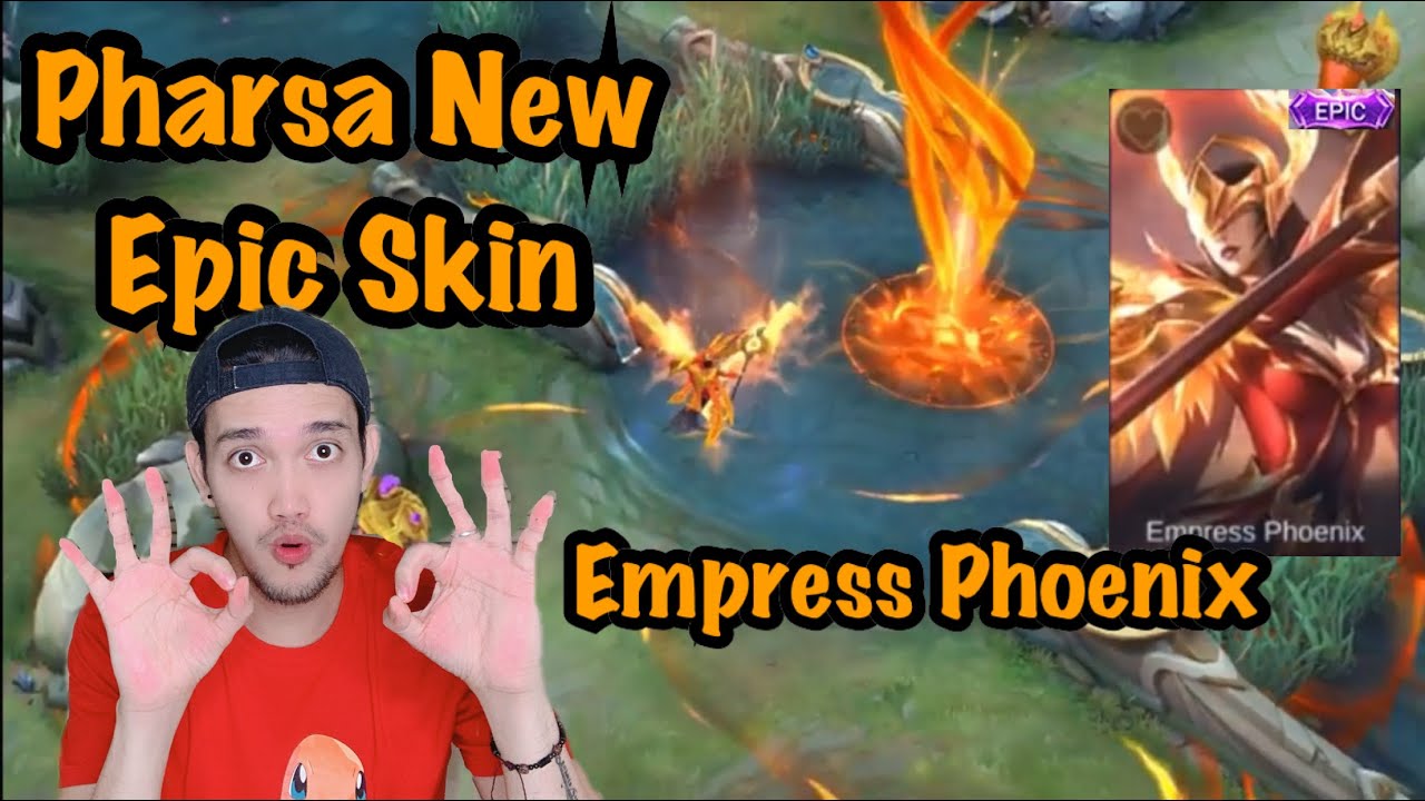 Pharsa New Epic Skin, Empress Phoenix - YouTube