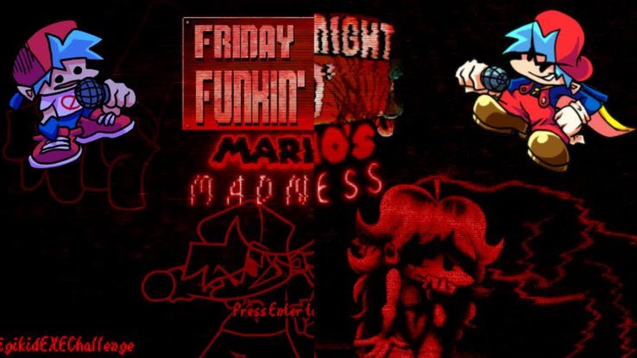 FNF Marios Madness V1 & V2 Comparison - YouTube