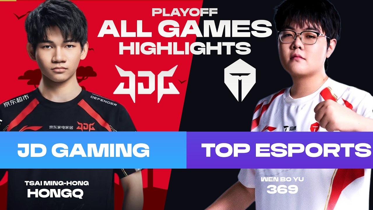 JDG VS TES - ALL 5 GAMES HIGHLIGHTS | LPL 2026 Split Playoffs ...