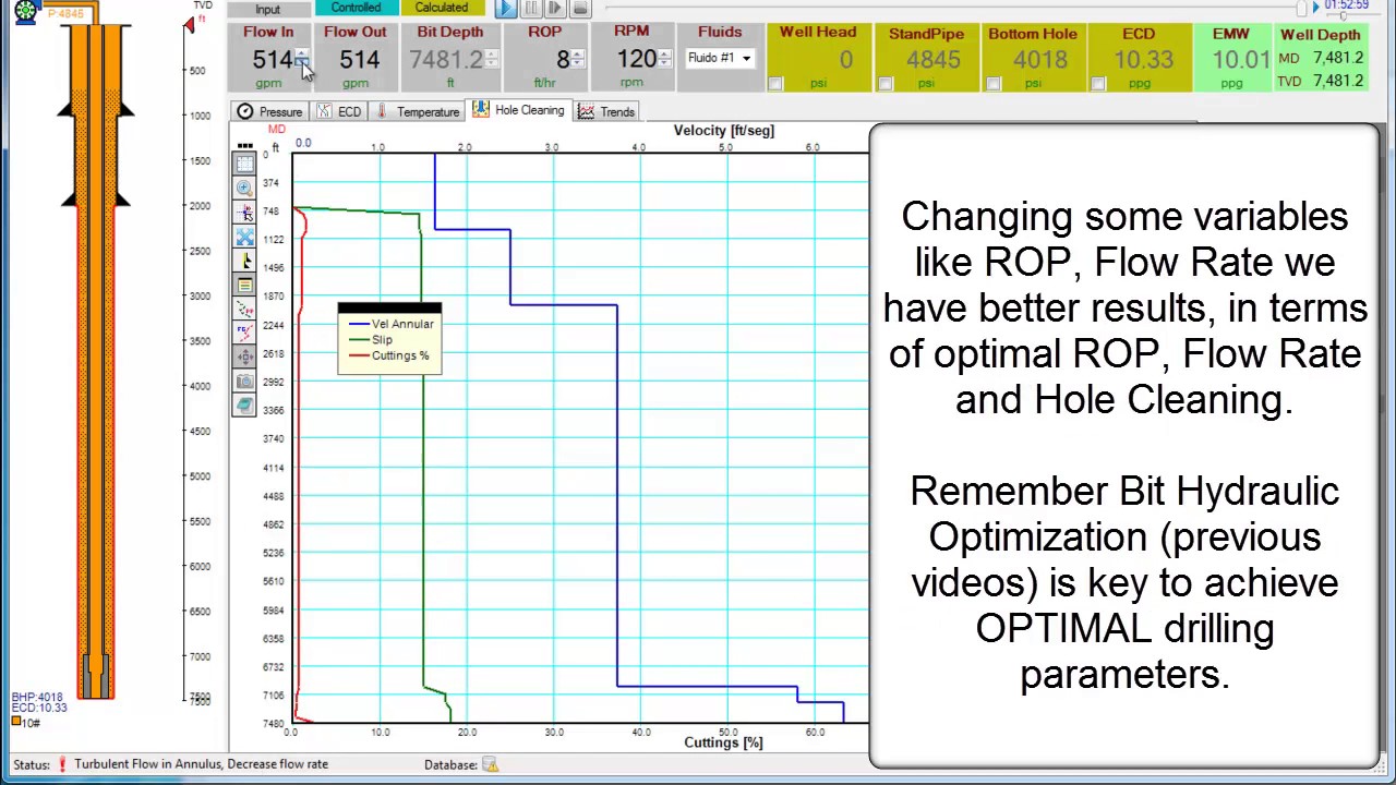 Hole Cleaning Optimization - YouTube
