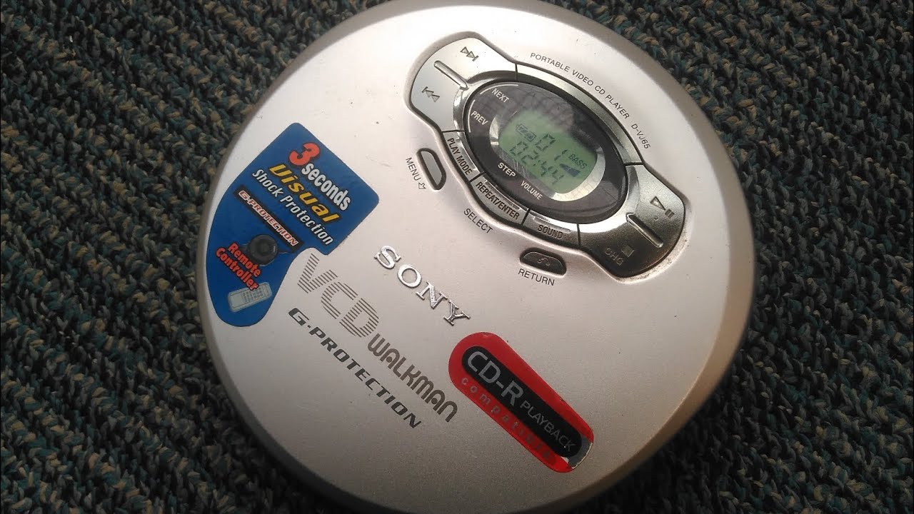 Playback test: VCD WALKMAN SONY D-VJ65 - YouTube