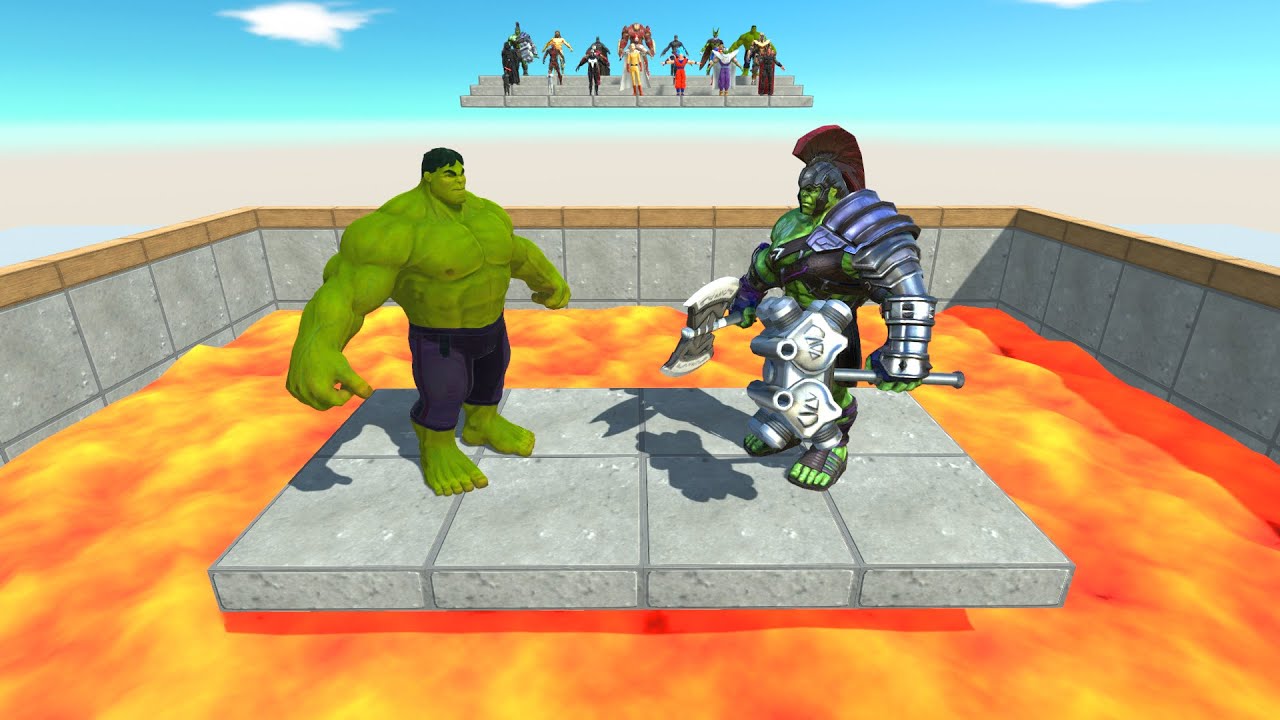 Super Hero Battle On Lava Pool | Who Will Win - ARBS - YouTube