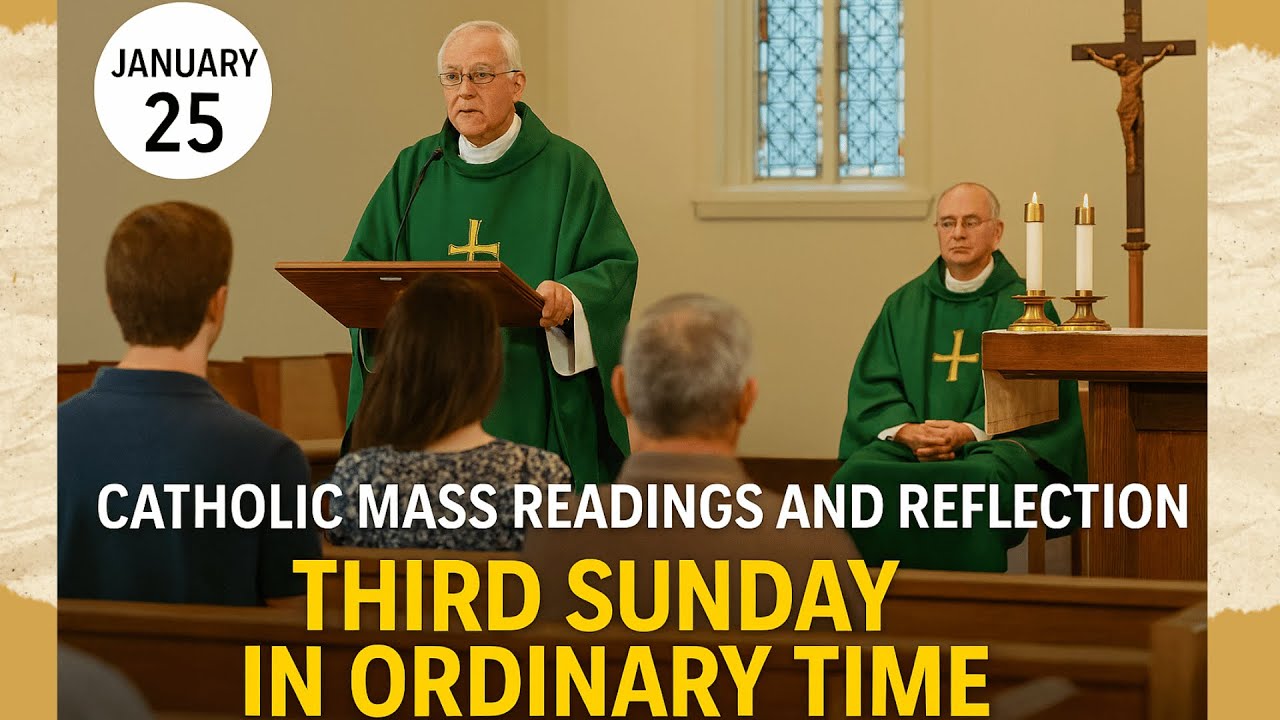 Catholic Mass Reading and Reflections January 25, 2026~Third Sunday in ...