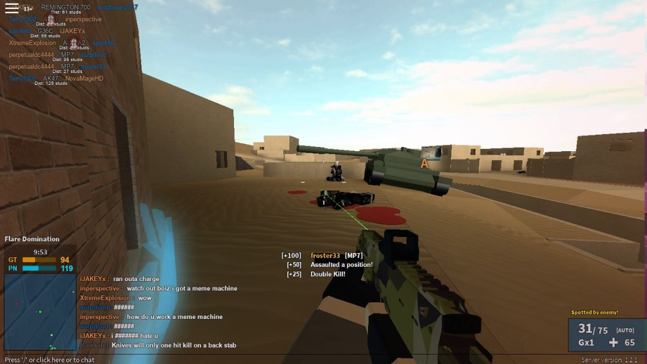 Roblox:Phantom Forces- MP7 gameplay - YouTube