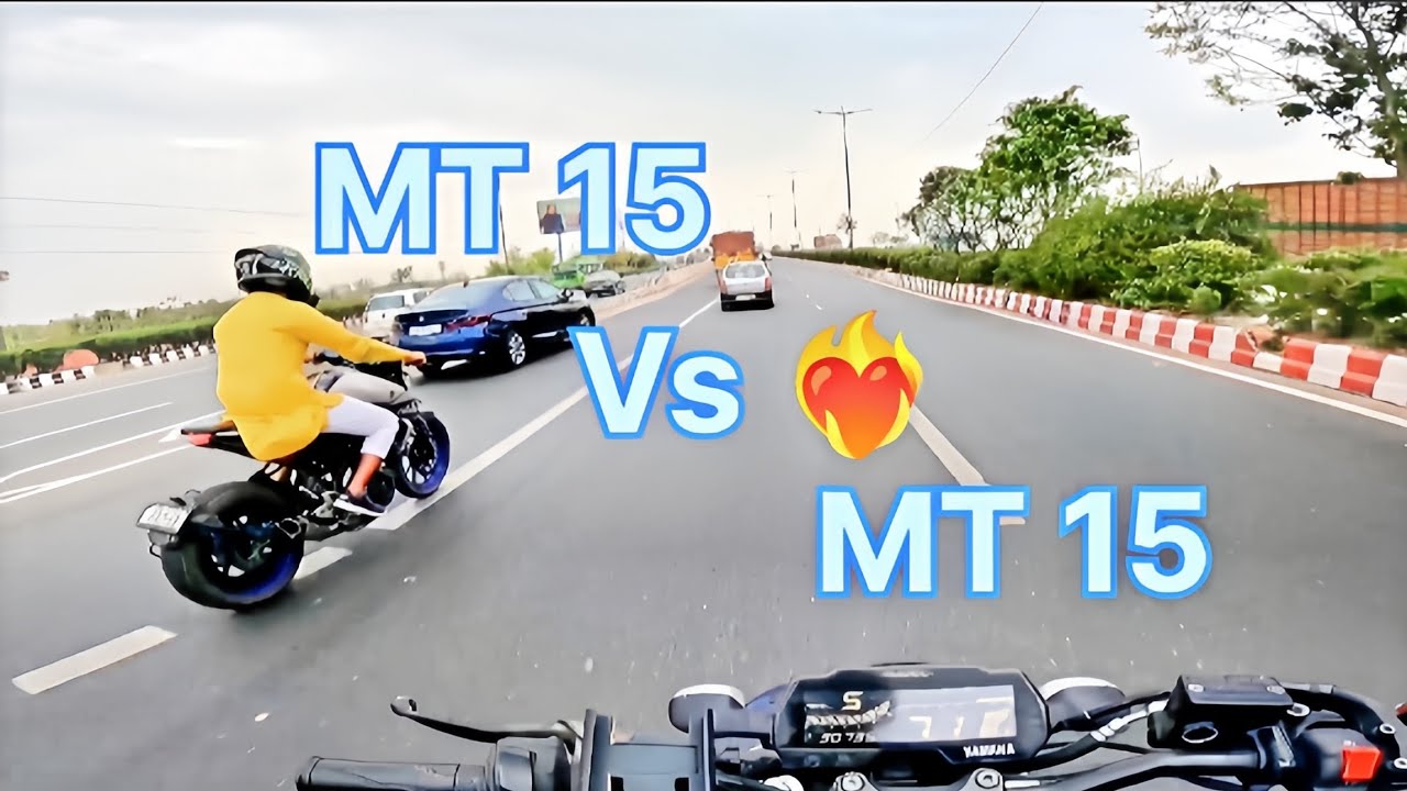 MT 15 Vs ️‍🔥 ️‍🔥 MT 15 || full Sound of Yamaha MT- 15 | Go pro hero 8 ...
