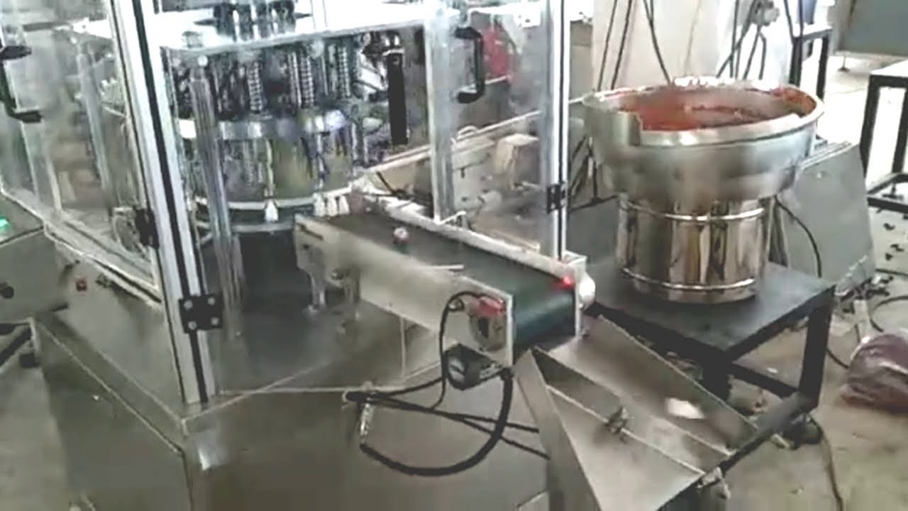 caps rings gaskets three in one assembly equipment fully automatic cap ...