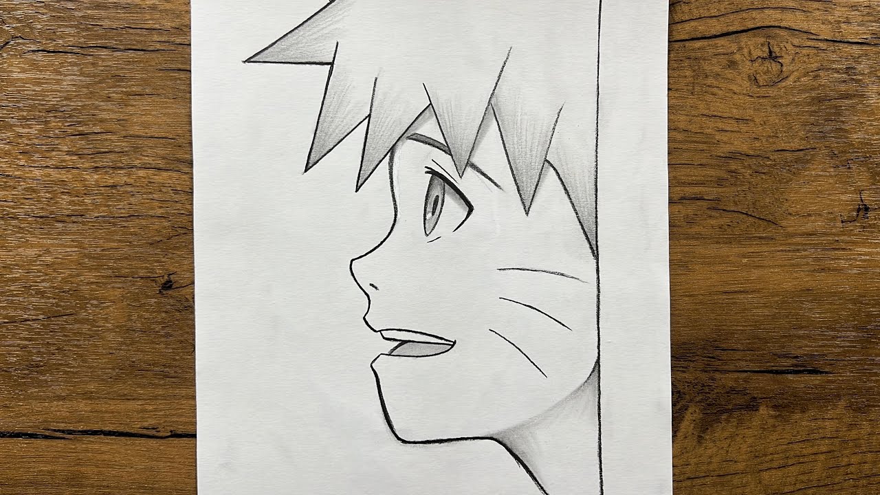 How to draw kid Naruto hoping step-by-step | How to draw Naruto uzumaki ...
