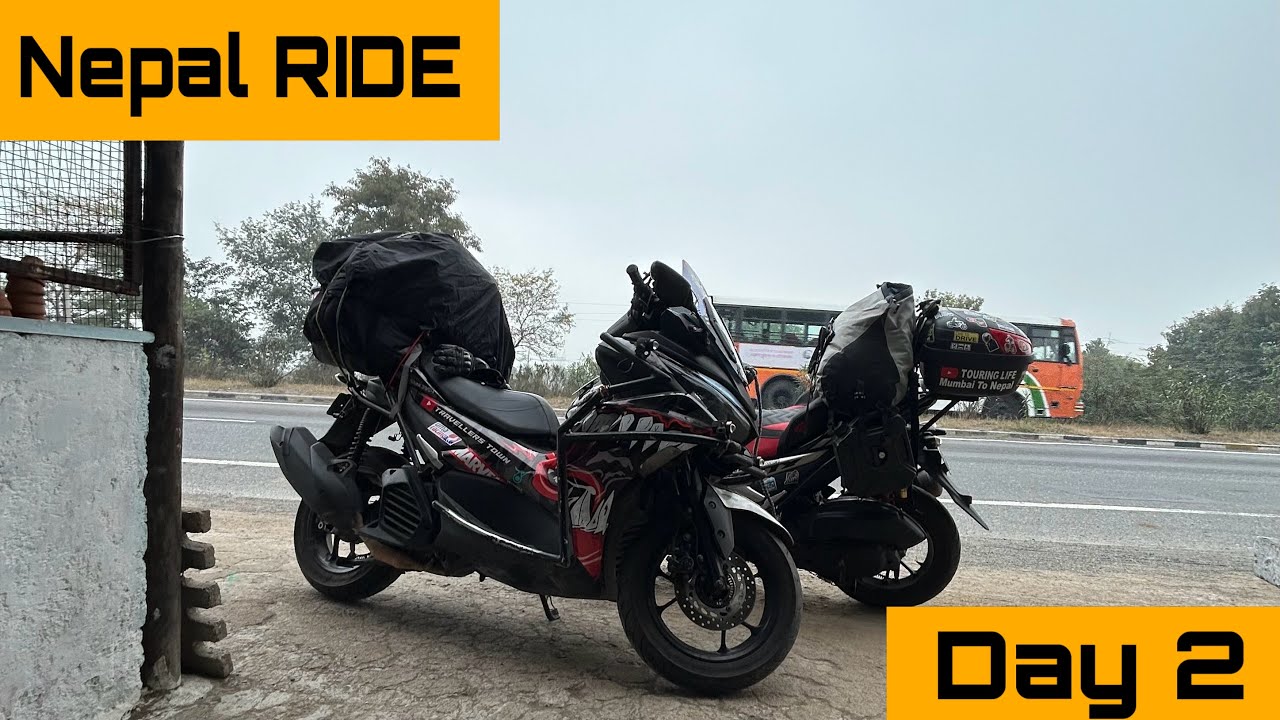 Nepal Ride day 2 || Jhansi To Ayodhiya || Nepal Ride On scooty yamaha ...