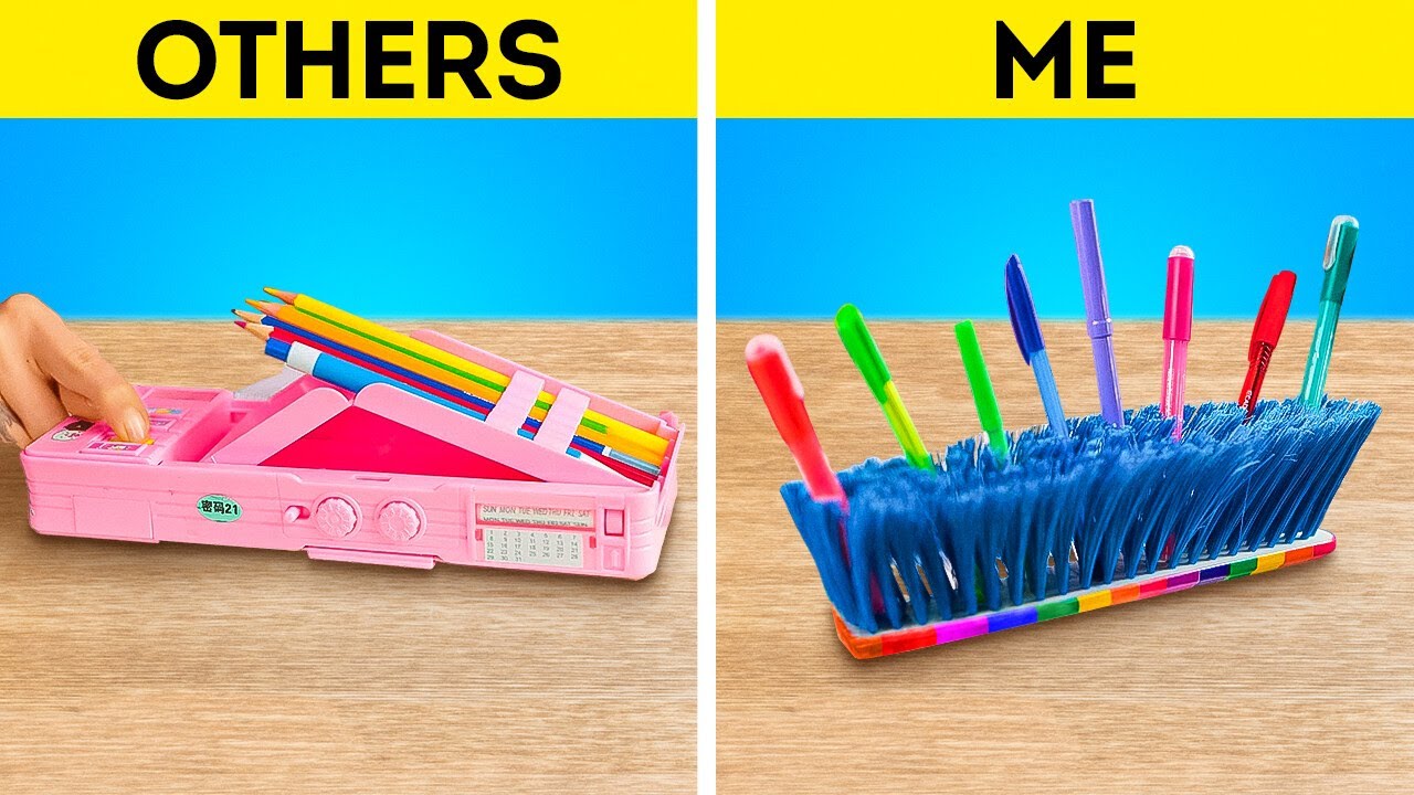 DIY School Crafts And Organizing Hacks For Smart Students 🏫👨‍🎓 - YouTube