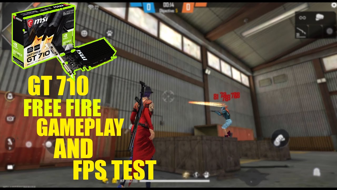 GT 710 FREE FIRE GAMEPLAY AND FPS TEST // RYZEN 7 GT 710 FREE FIRE ...