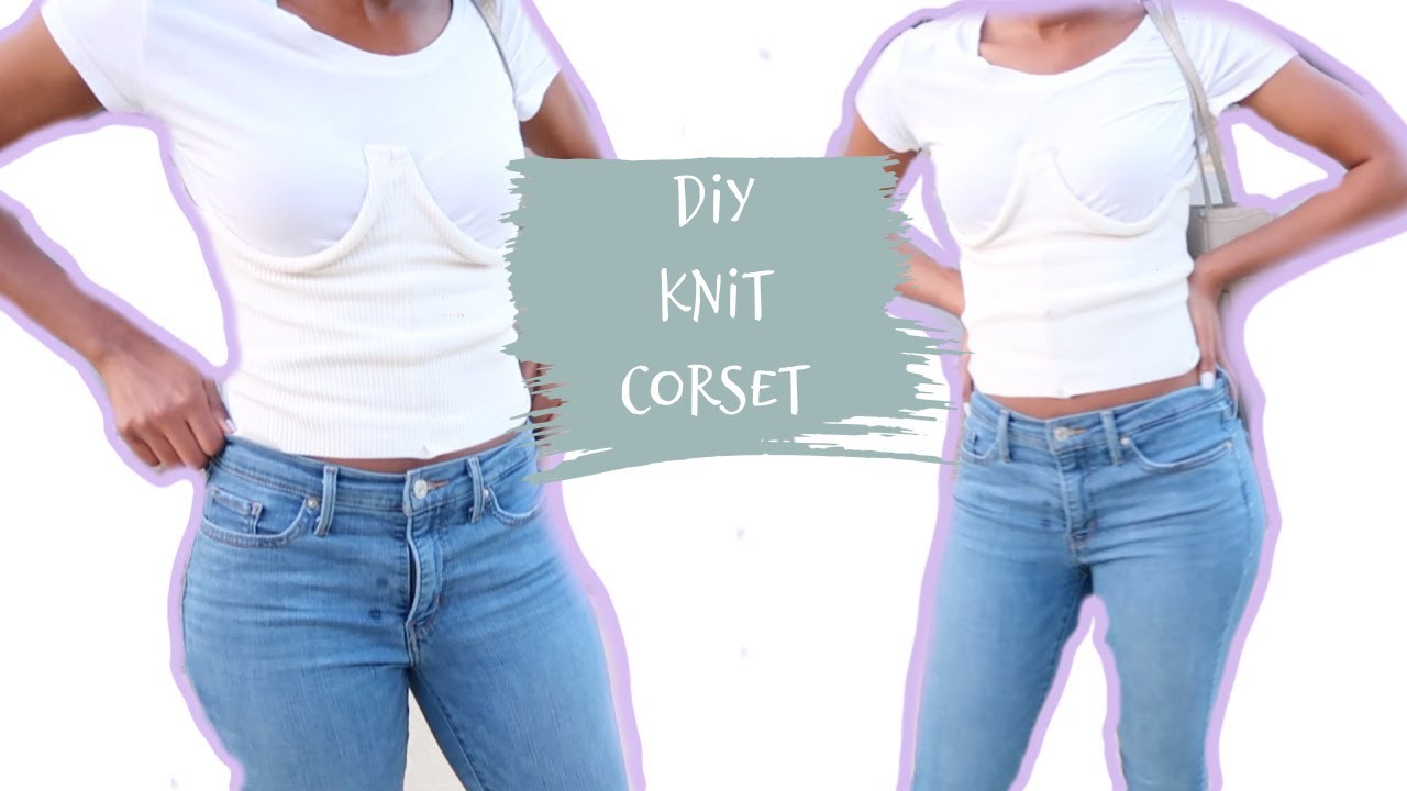 HOW TO SEW A KNIT CORSET | orseund iris inspired top - YouTube