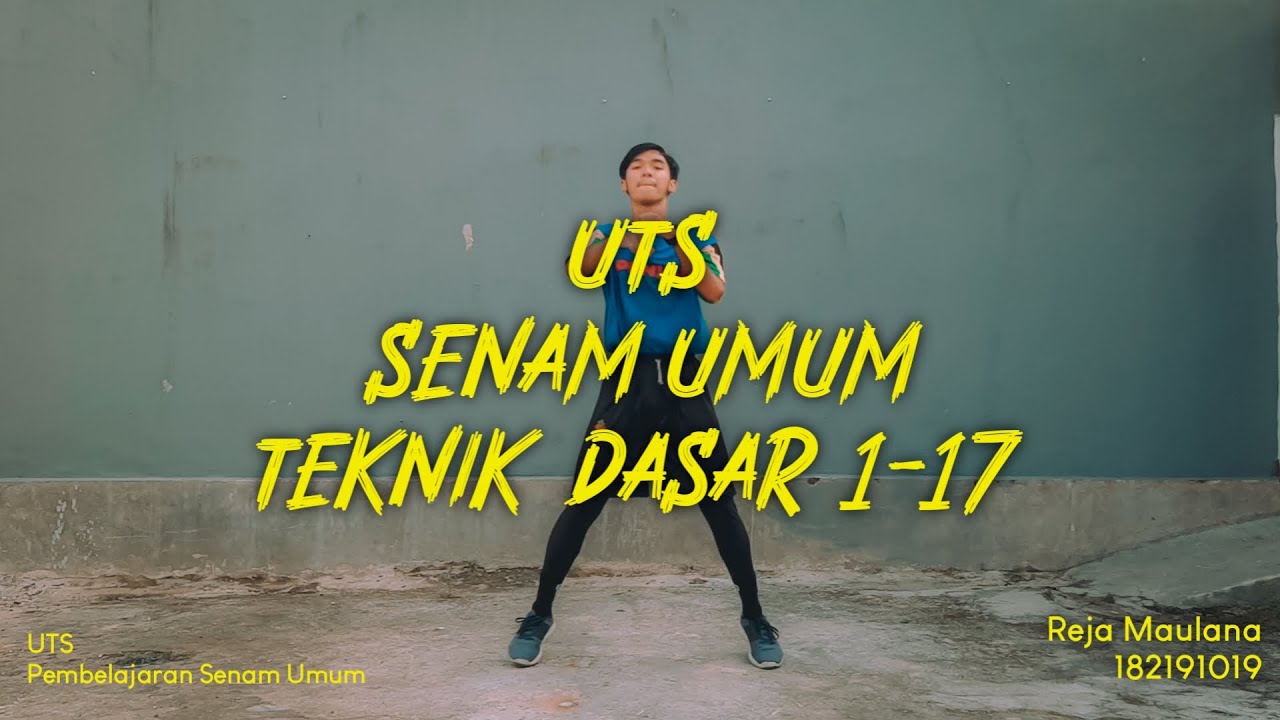 UTS - Pembelajaran Senam Umum - YouTube