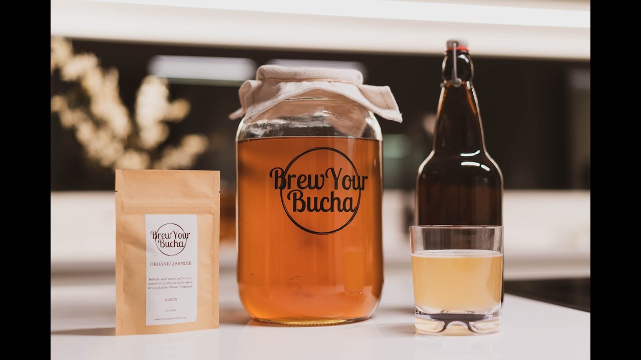Brew Your Bucha 4 Litre Starter Kit Promotional Video T60 - YouTube