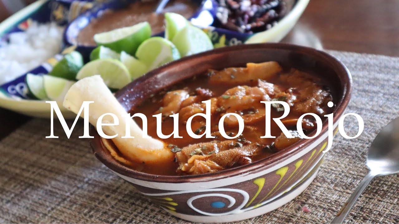 Menudo Rojo Receta - YouTube