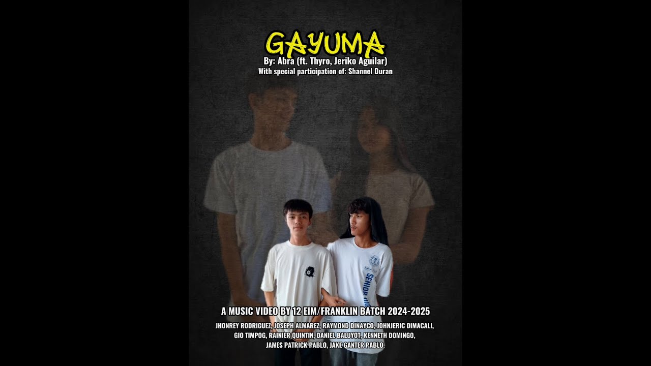 GAYUMA by Abra performed by 12EIM FRANKLIN - YouTube