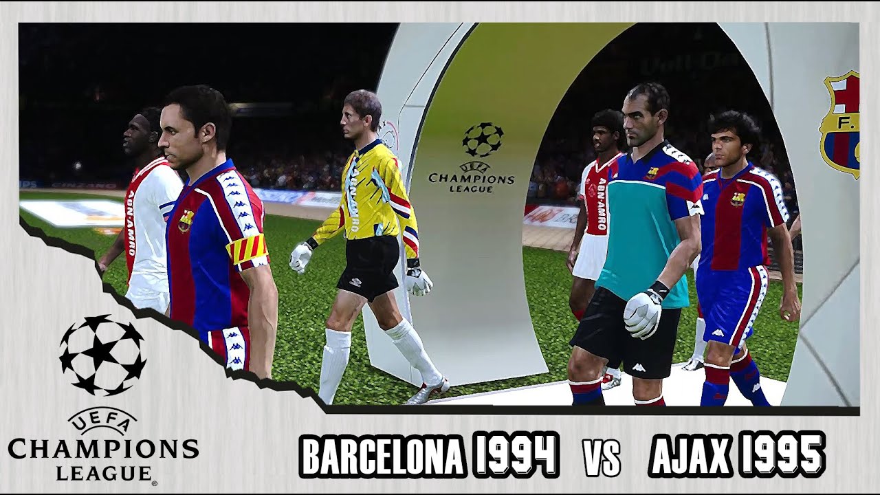 Barcelona 1994 vs Ajax 1995 Champions League Pes 2021 - YouTube