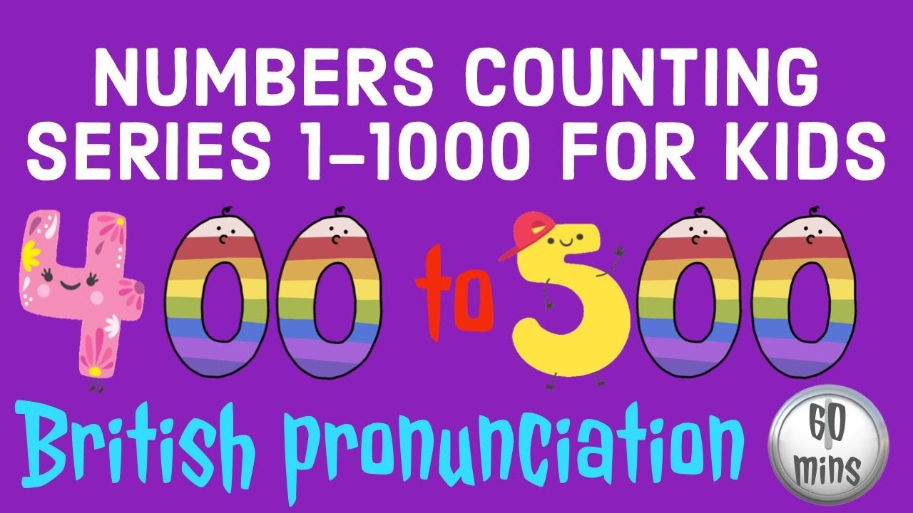 Learn Numbers Counting 400-500 For Kids/Preschoolers/Toddlers/Children ...