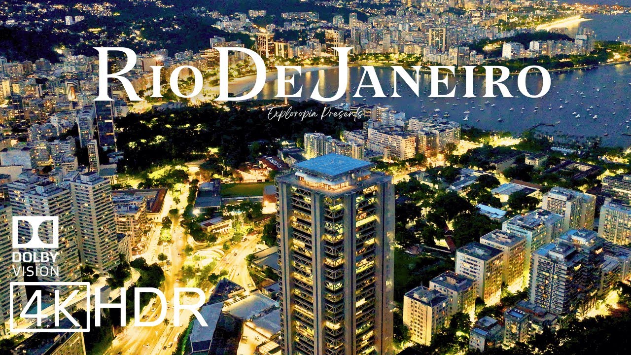 Rio de Janeiro, Brazil 🇧🇷 in 4K HDR ULTRA HD 60 FPS Dolby Vision™ Drone ...