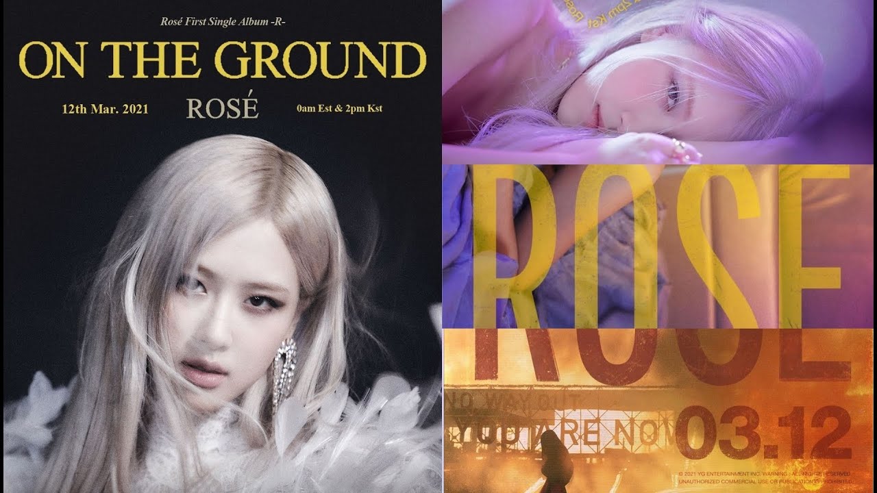 ON THE GROUND - rose first single album - YouTube