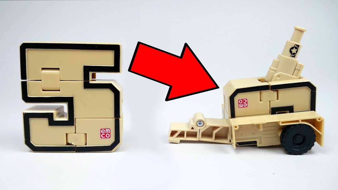Pocket Morphers | Heavy Gun | emco | Mega-Botz | Number 5 Transformer ...