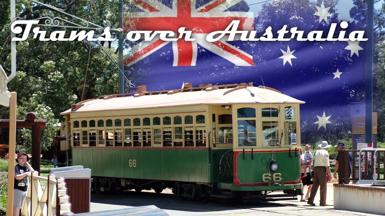 Trams over Australia: Bahn Perth & Trambahnmuseum Whiteman - YouTube