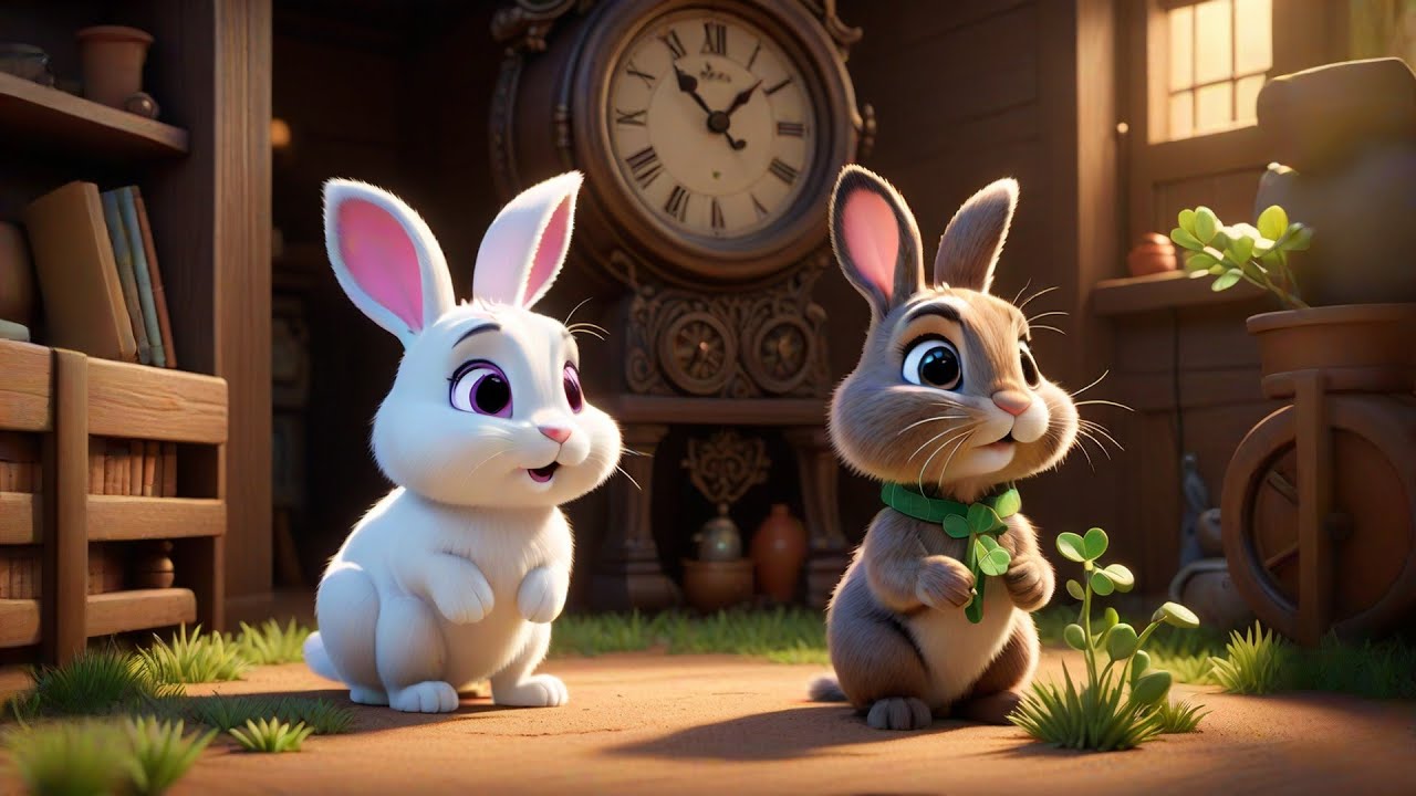 Four Little Bunnies Tell the Time | Learn to Tell Time Song for Kids ...