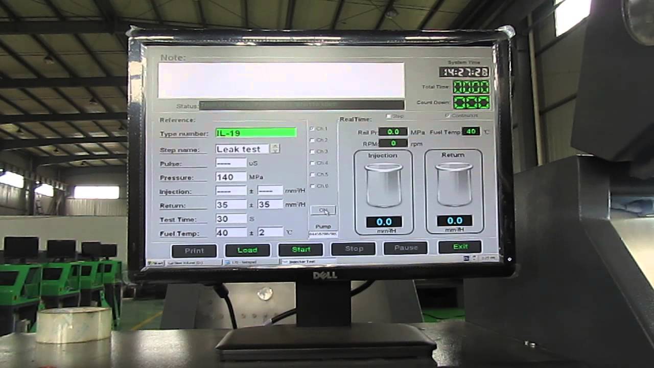 How to test Siemens Piezo by CR-NT815 Common Rail Test Bench - YouTube