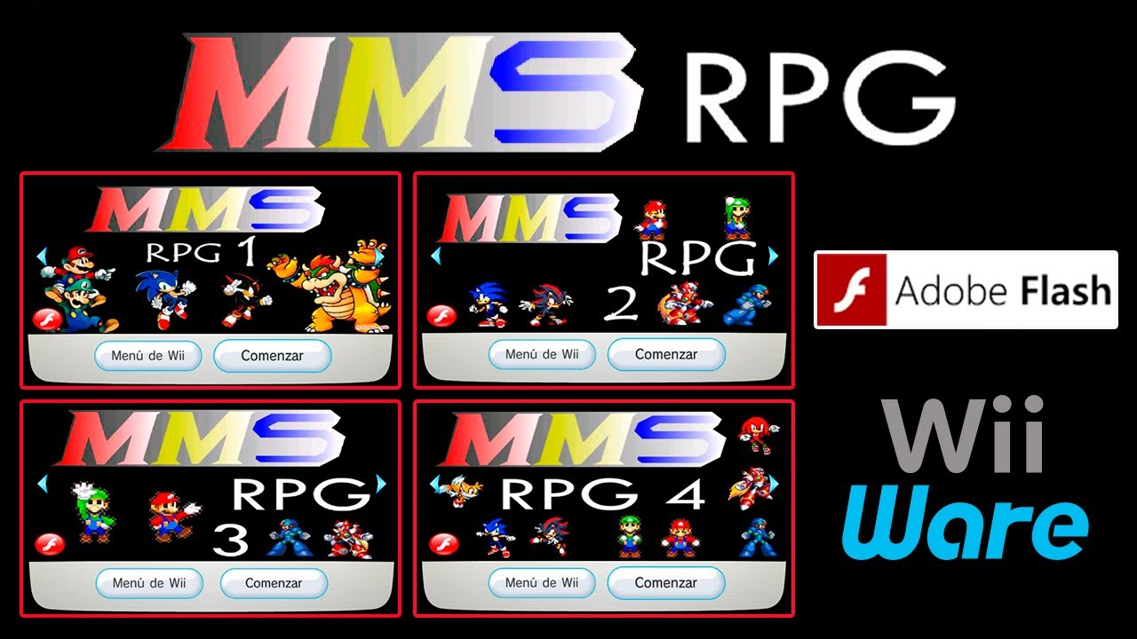 Colección MMS RPG WAD [Adobe Flash Game] [WiiWare] Wii - YouTube