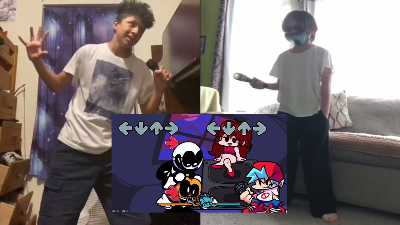 South but Every Turn a Different Character Sings In Real Life (FNF IRL ...