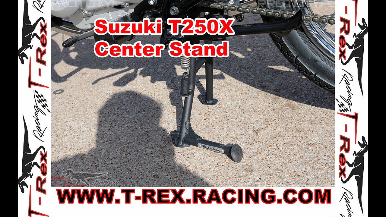 T-Rex Racing 2009-On Suzuki Tu250X Center Stand - YouTube
