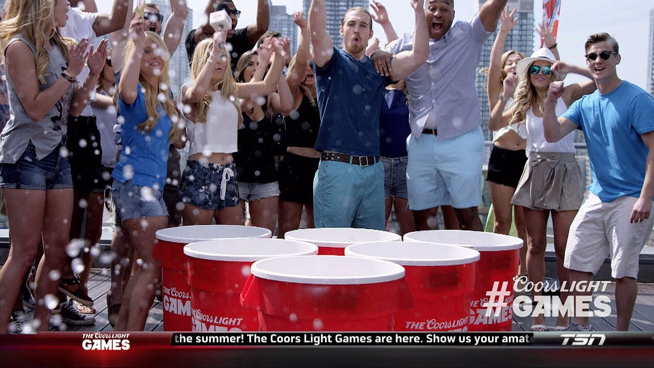 Coors Light Games: Volley Pong - YouTube