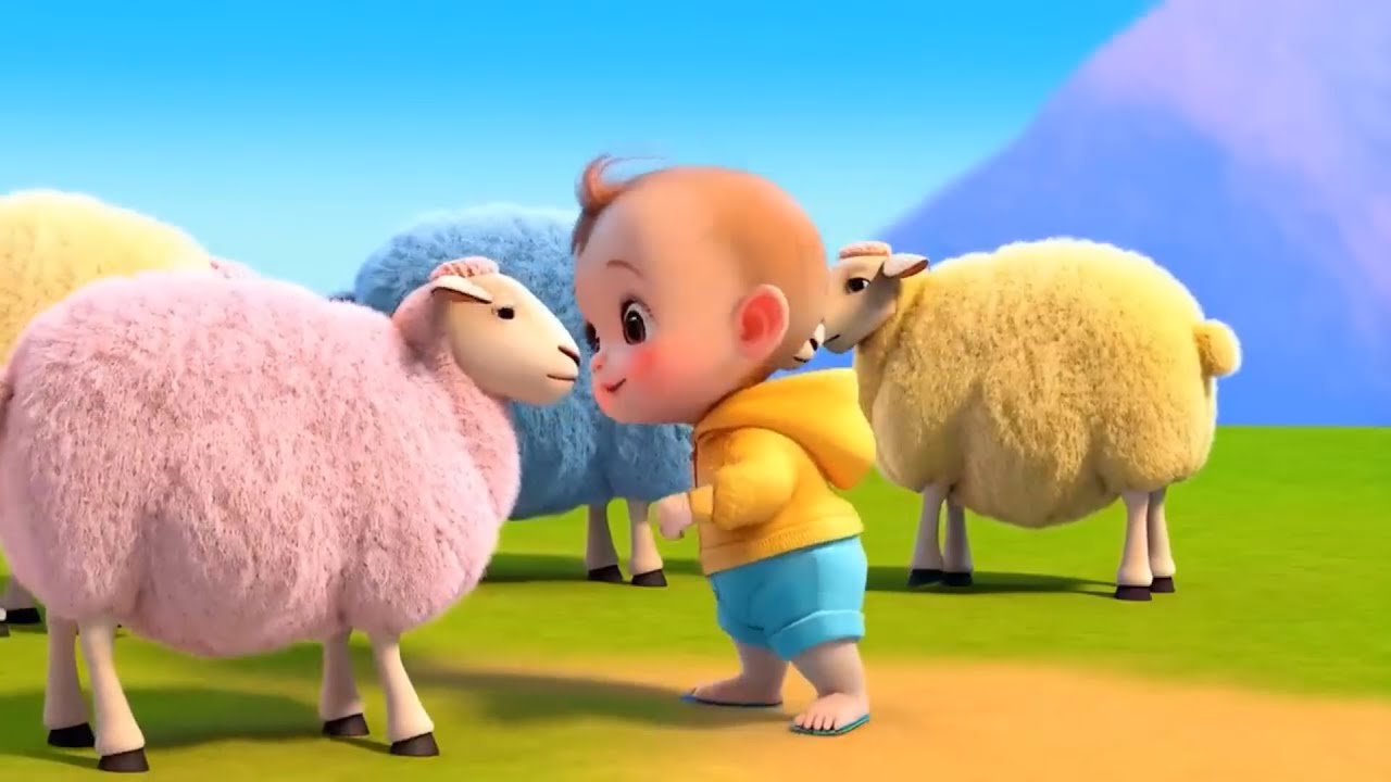 Baa Baa Black Sheep + Nursery Rhymes Cartoon / Songs / Sing Along ...