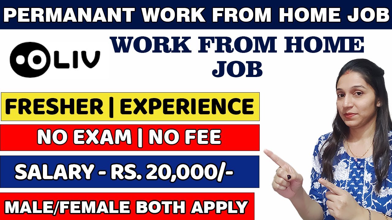 Permanent Work From Home Job | FREE Laptop | Online Job At Home ...