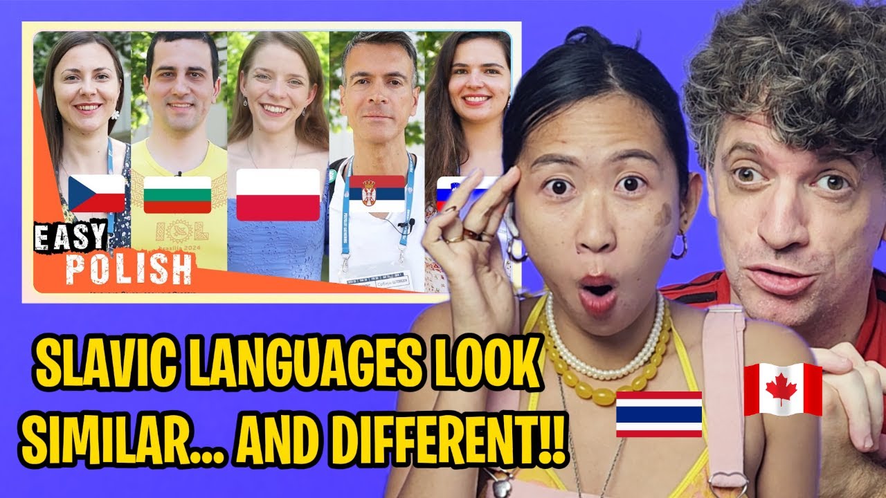 FOREIGN COUPLE DISCOVER POLISH VS OTHER SLAVIC LANGUAGES - YouTube