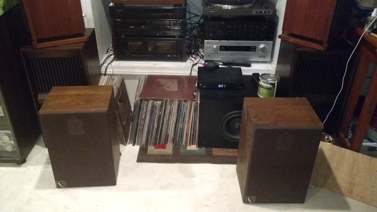 Infinity Qe speakers... Sony ps-x6 turntable with luxman preamp and ...
