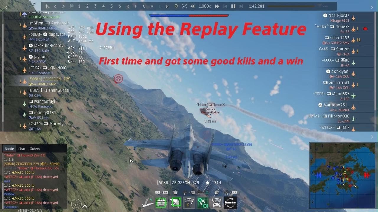 War Thunder_Reply function on WT.com and great kills - YouTube