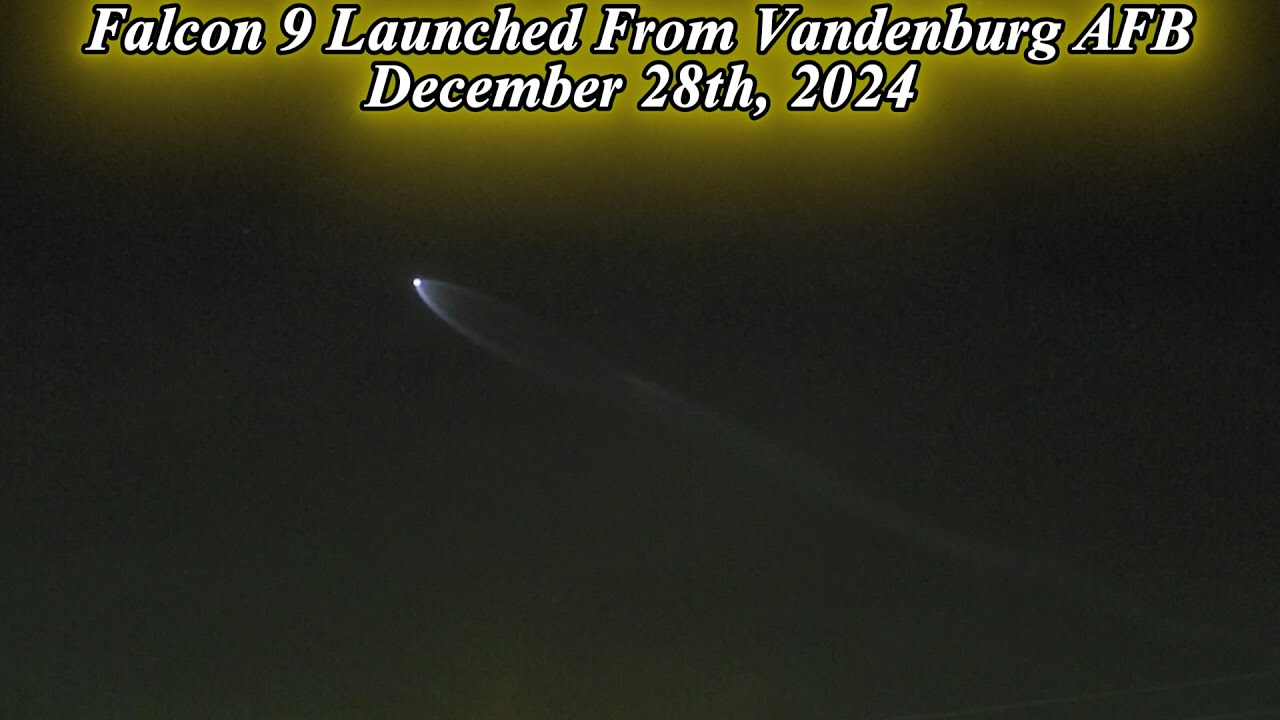 Brilliant Fast Orb, Flashing Orb, Falcon 9 Launch, Faint Orbs December ...