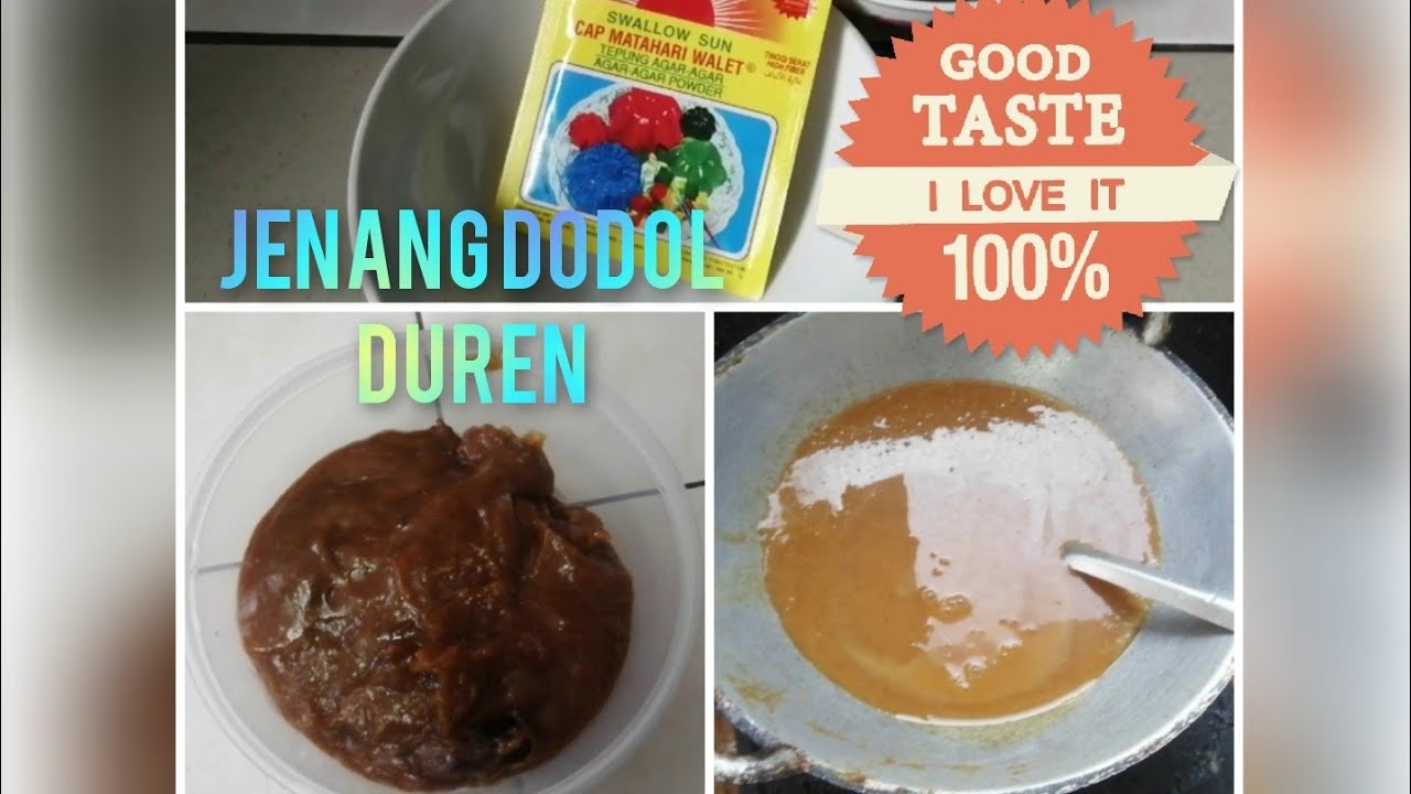 Belajar bikin jenang dodol rasa duren - YouTube
