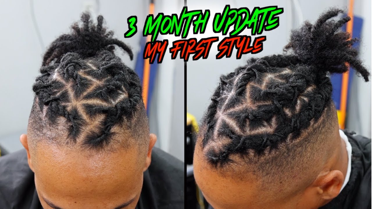 3 month Loc Journey Update | My First Style, Pics & Video - YouTube
