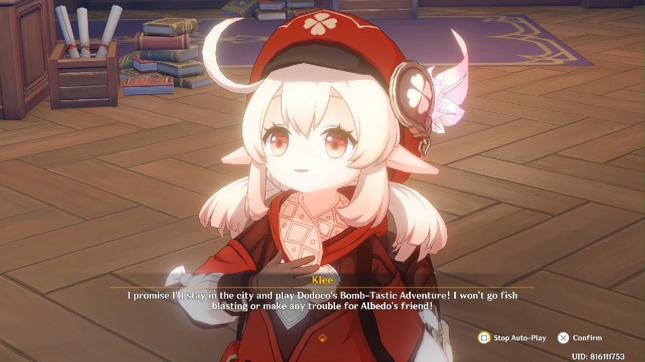 KLEE'S FAVORITE FOOD Genshin Impact CUTSCENE - YouTube